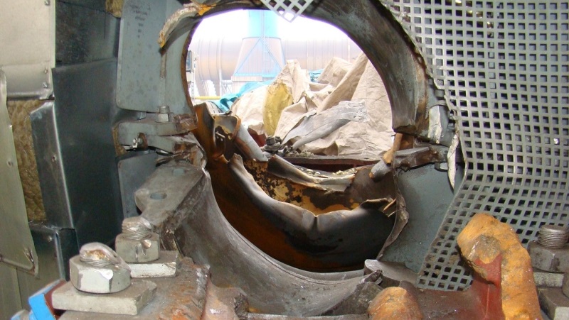 Cause of damage in case of machine failure: 1 important finding